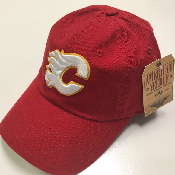 American Needle | Accessories | Official Calgary Flames Adjustable Cap ...